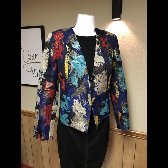 Jealous Tomato | Jackets & Coats | Snazzy Colorful Bolero Style Jacket ...